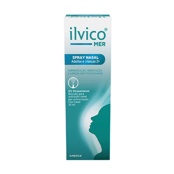 Ilvico Mer Spray Nasal 20ml - Alívio para Congestão Nasal
