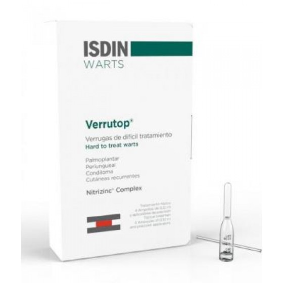 Isdin Warts Verrutop Ampx4+Aplicador - Tratamento de Verrugas