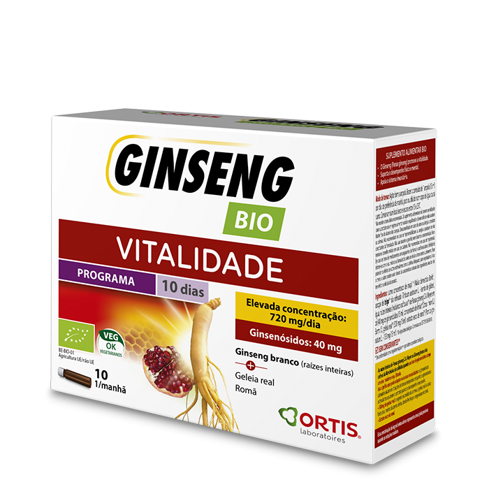 Ginseng Ortis Amp Bio S/Alc X 10