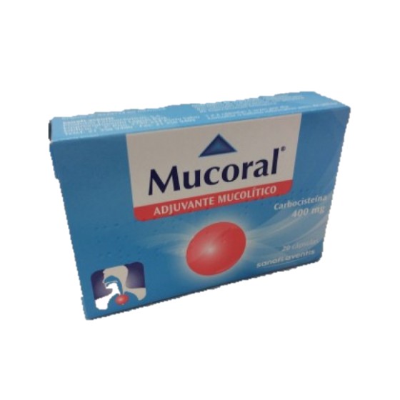 Mucoral, 400 mg x 20 cápsulas