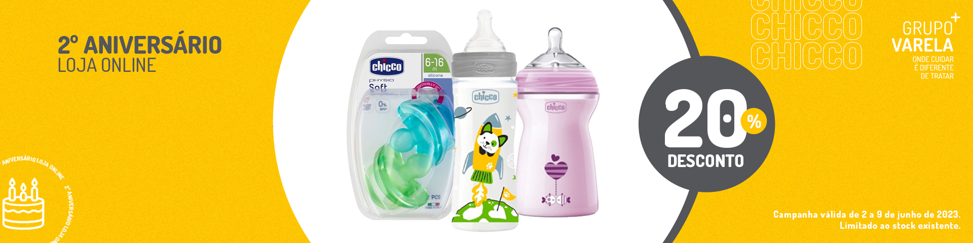 Chicco 20% | Farmácia Varela